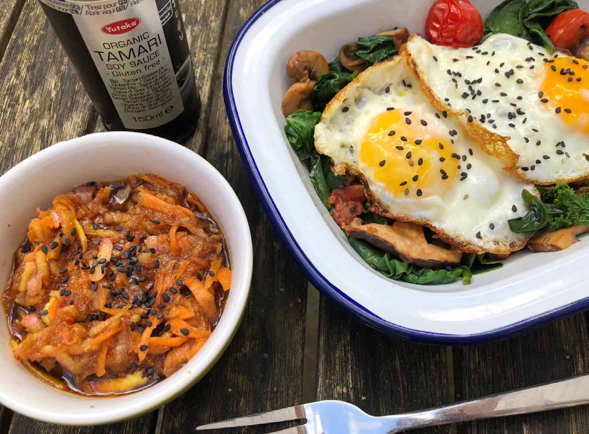 Fitter Food | Recipe | Asian Eggs with Carrot Apple and Ginger - Fitter ...