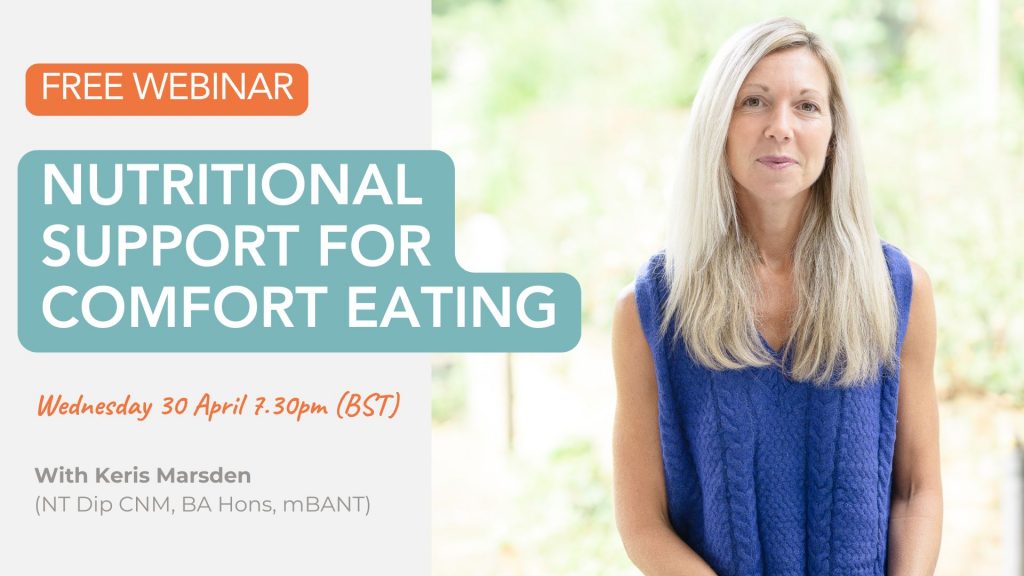 Nutritional Support for Comfort Eating - Fitter Food - Fitter Food